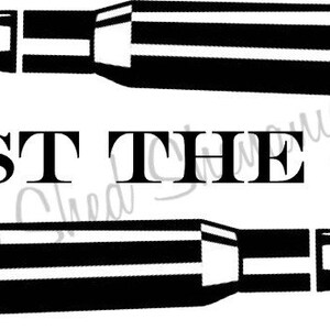 Just the Tip Bullet Casing SVG DXF Pdf Jpeg Cricut - Etsy