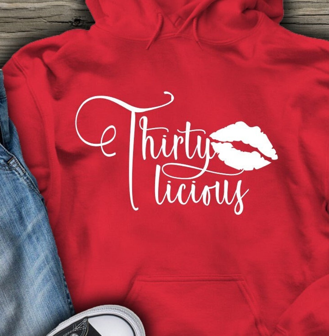 Thirtylicious Lips 30th Birthday SVG: Shirt Cut File (digital Download ...