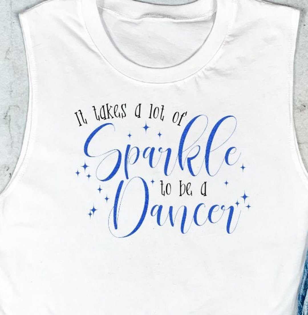 Sparkle Dancer PNG: Sublimation Design, Dance Shirt (digital Download ...