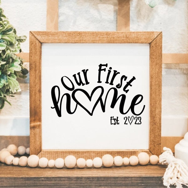 Our First Home - Etsy