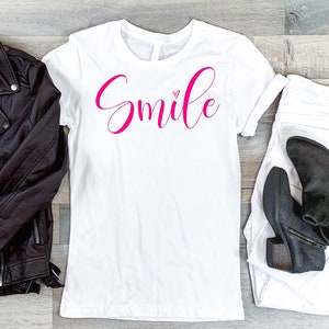 Smile Svg. Svg Cut File. Cricut Cut File. Silhouette Dxf. Word Design ...