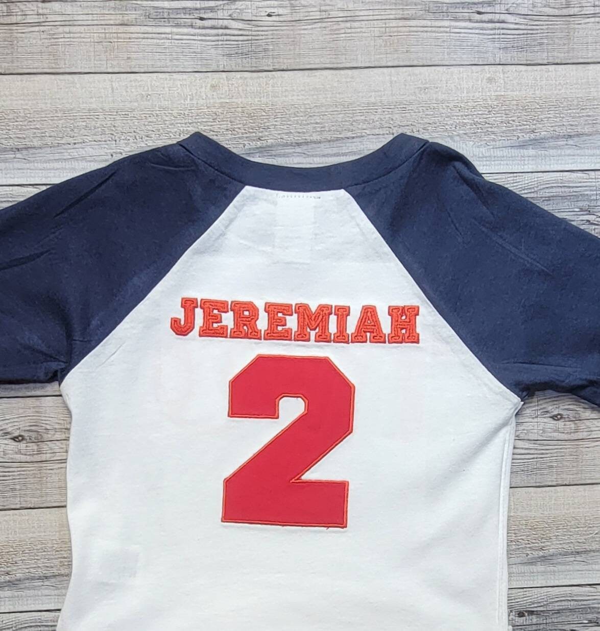 Second Birthday Shirt, Baseball Two Shirt, Raglan Shirt, Custom 2 and ...