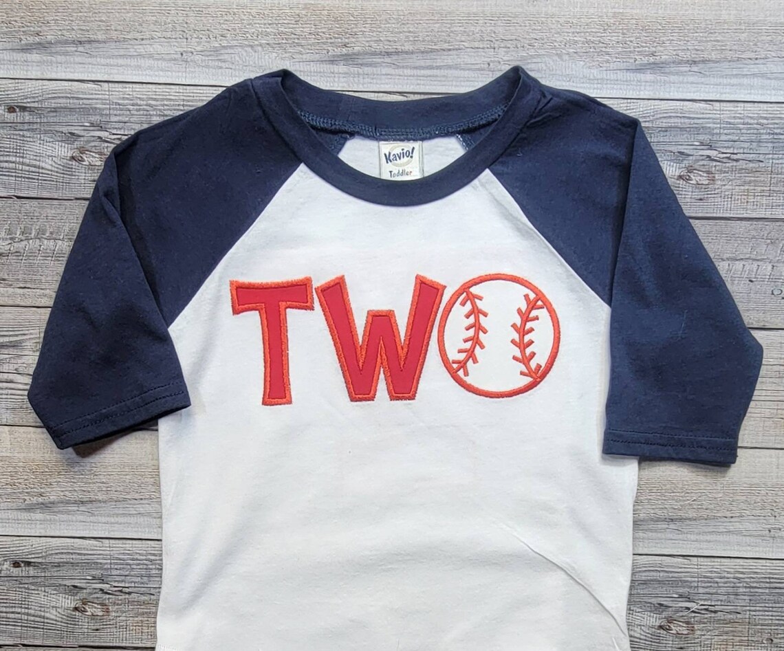 Second Birthday Shirt Baseball Two Shirt Raglan Shirt - Etsy