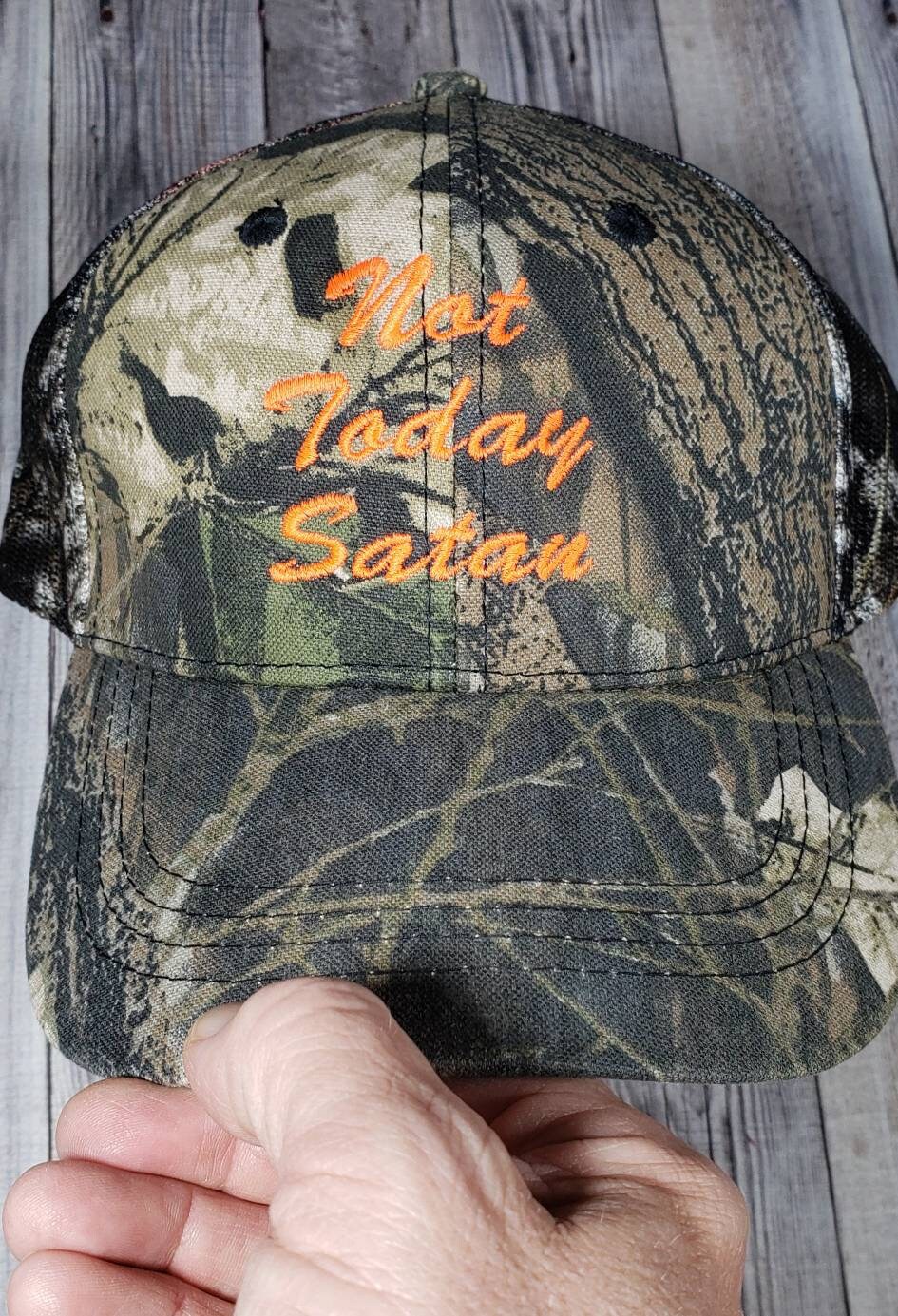 Your Words Here Cap, Hat With Cute Saying, Trucker Hat, Camouflage ...