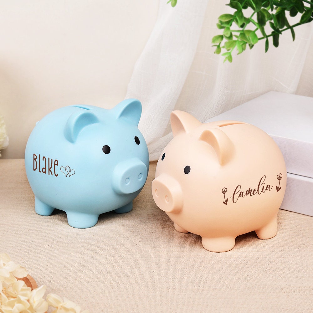Benutzerdefinierte Name Sparschwein, personalisierte Sparschwein ...