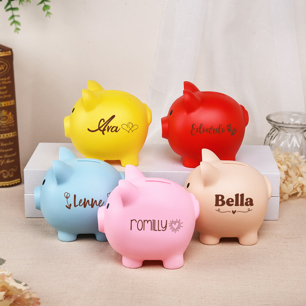 Benutzerdefinierte Name Sparschwein, personalisierte Sparschwein ...