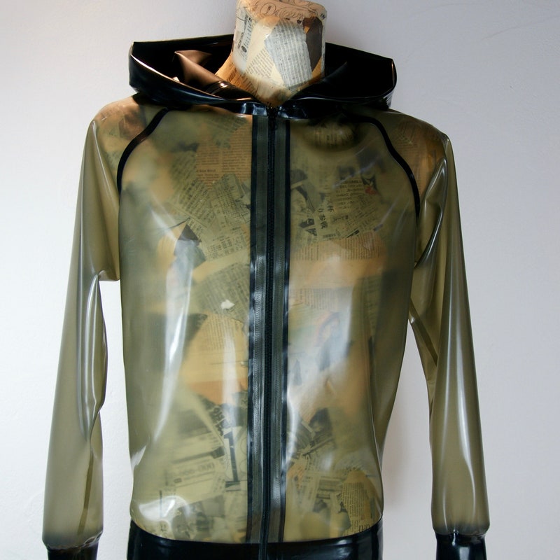 Latex Mens Jacket - Etsy