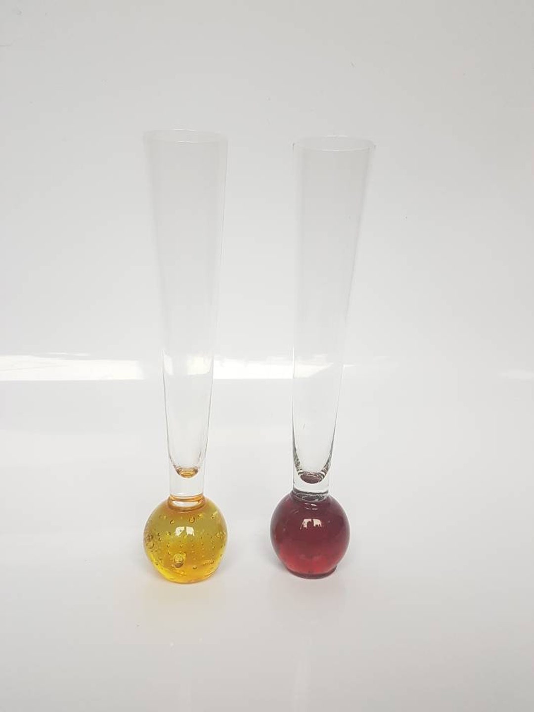 Set: 2 Vintage Rose Vases, 70s - Etsy