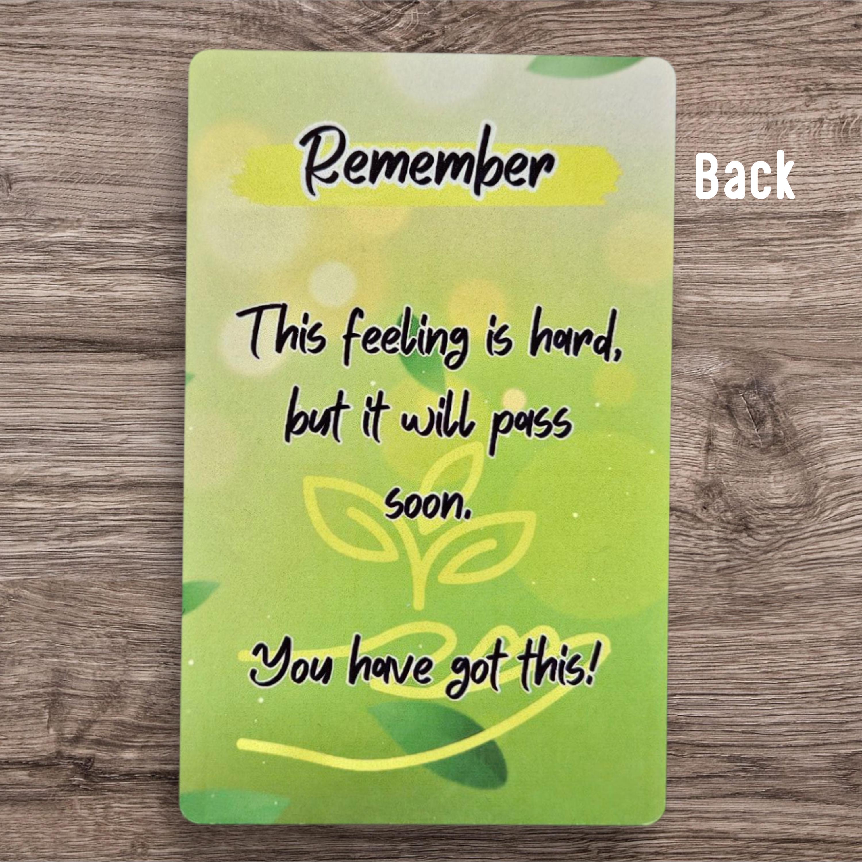Grounding Technique Wallet Card Bundle for Anxiety Relief, Mindfulness ...