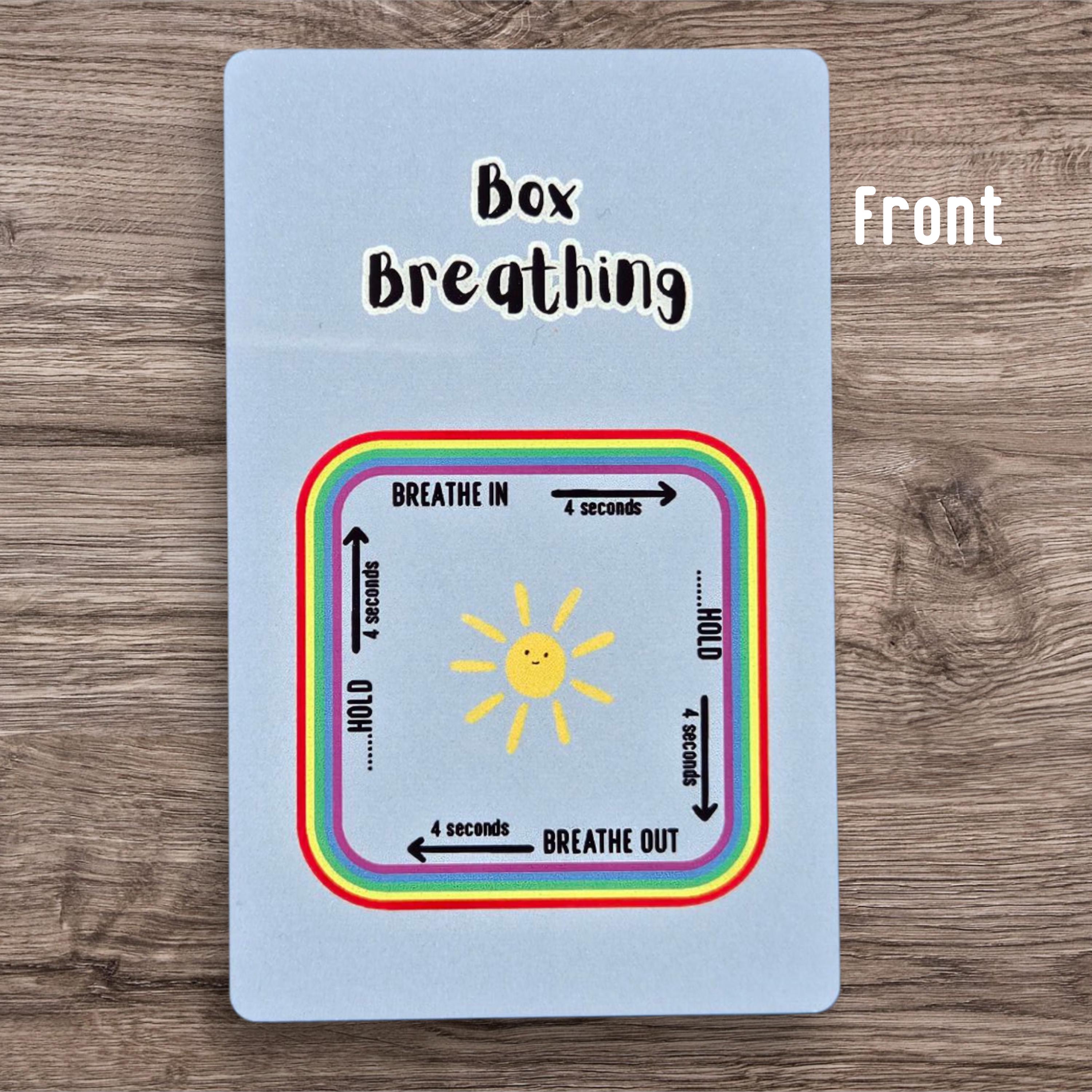 Grounding Technique Wallet Card Bundle for Anxiety Relief, Mindfulness ...