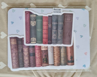 Book Spine Sticker - Etsy