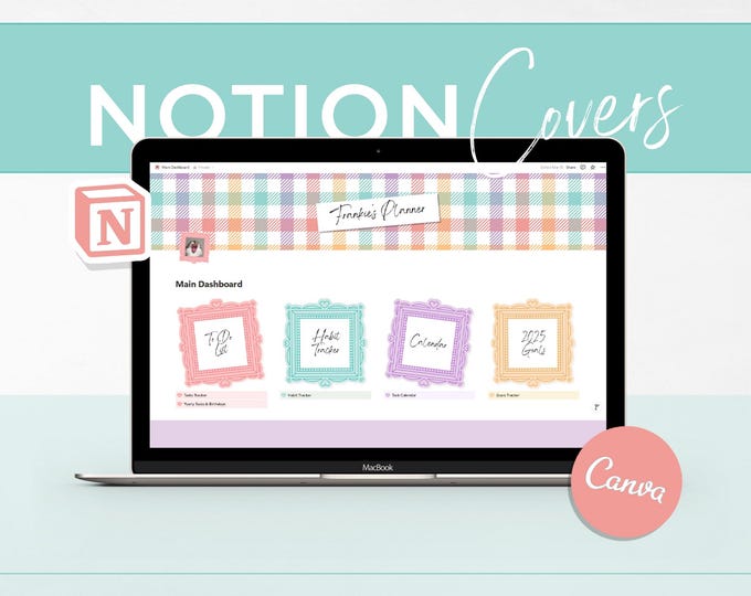 Notion Custom Package With Summer Lily Flower Theme, Notion Templete ...