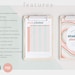 Student Planner Printable College Journal Canva Template Study Workbook ...