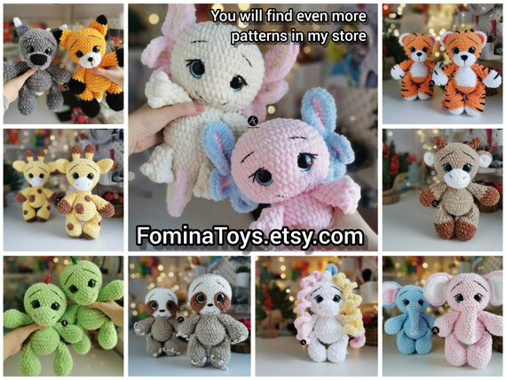 Crochet Patterns Goat plush PDF English Crochet goat plush pattern ...