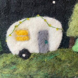 Custom Camper Needle Felted Wall Hanging - Etsy