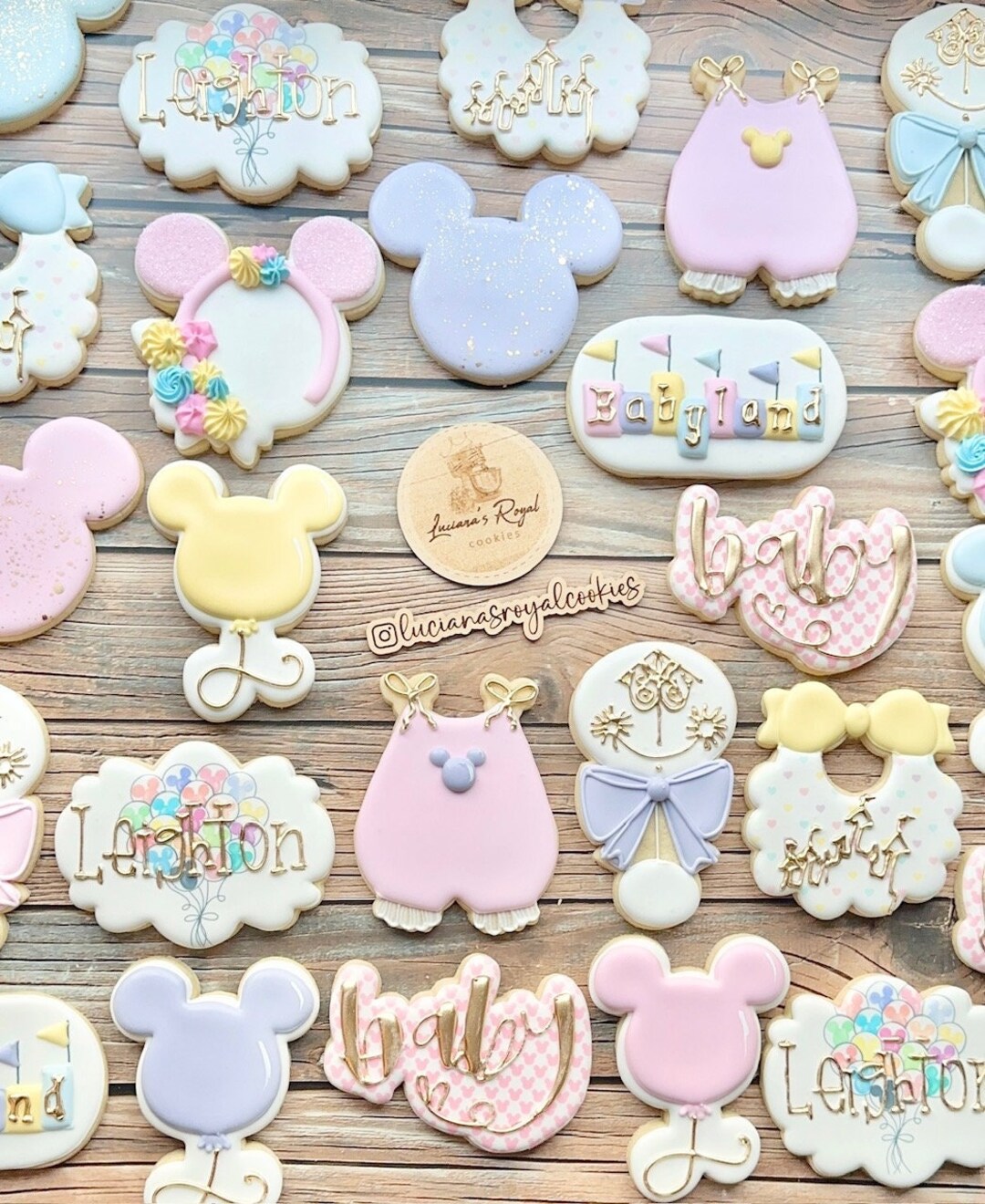 Disney Baby Shower Cookies, Babyland Theme - Etsy