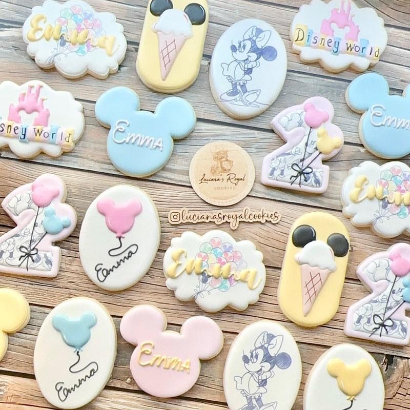 Mickey Mouse Cookies - Etsy