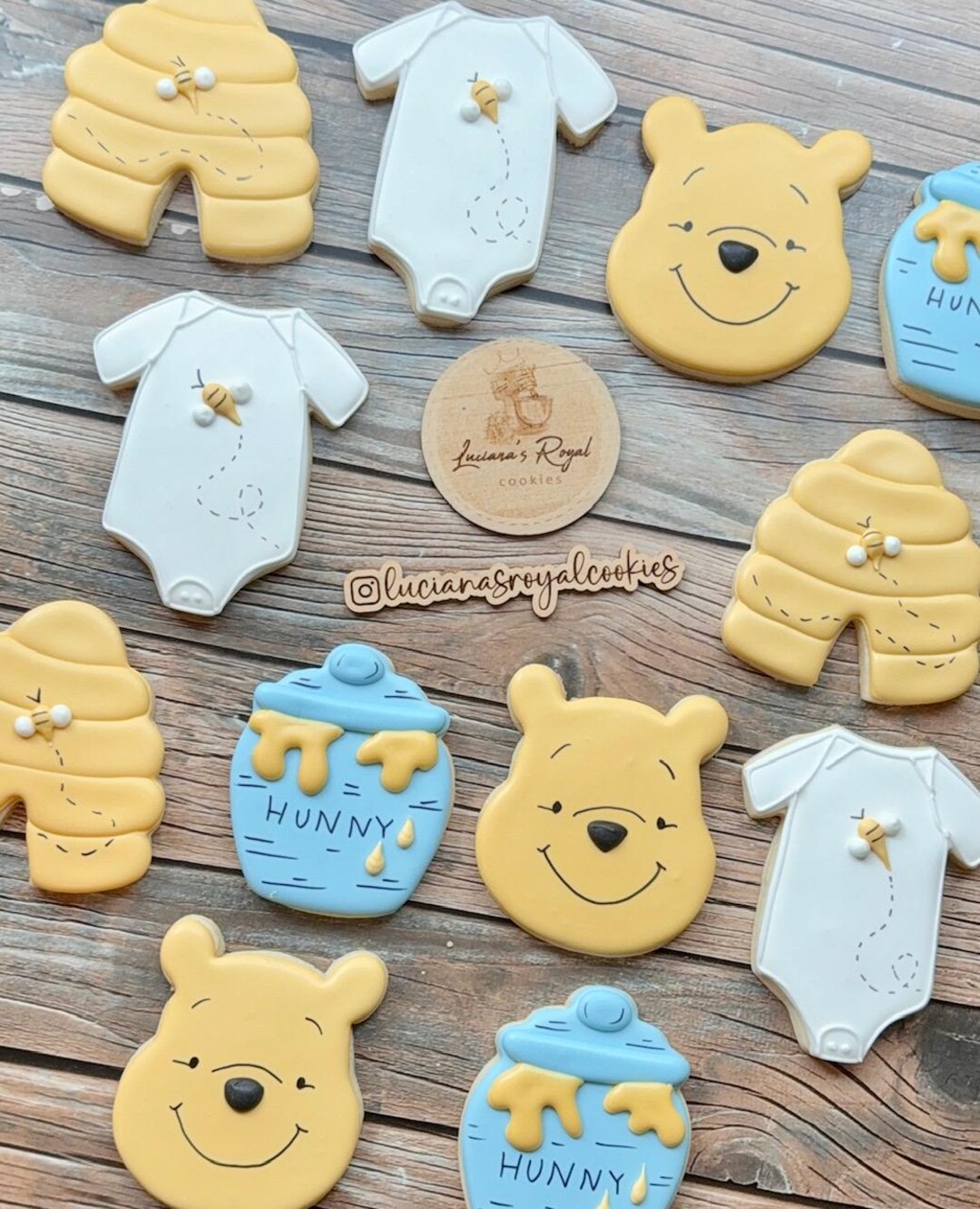 Baby Shower Winnie the Pooh Cookies / Pink or Blue Cookies / Birthday ...