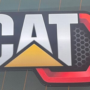 CAT Heavy Equipment Sticker Durable Machinery Decal - Etsy