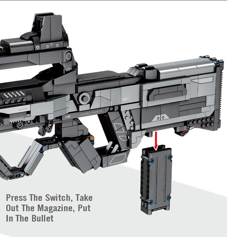 Scifi Famas Custom Moc Set 42056 Sniper Gun CS Weapon Pistol | Etsy