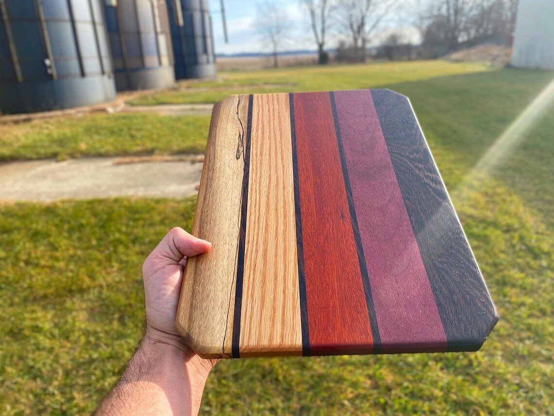 Exotic Wood Cutting Board - Etsy
