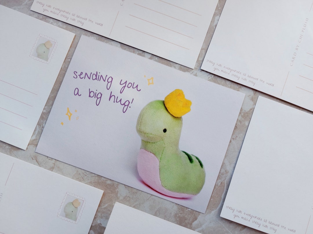 Stray Kids Chandora "sending You a Big Hug" Postcard - Etsy