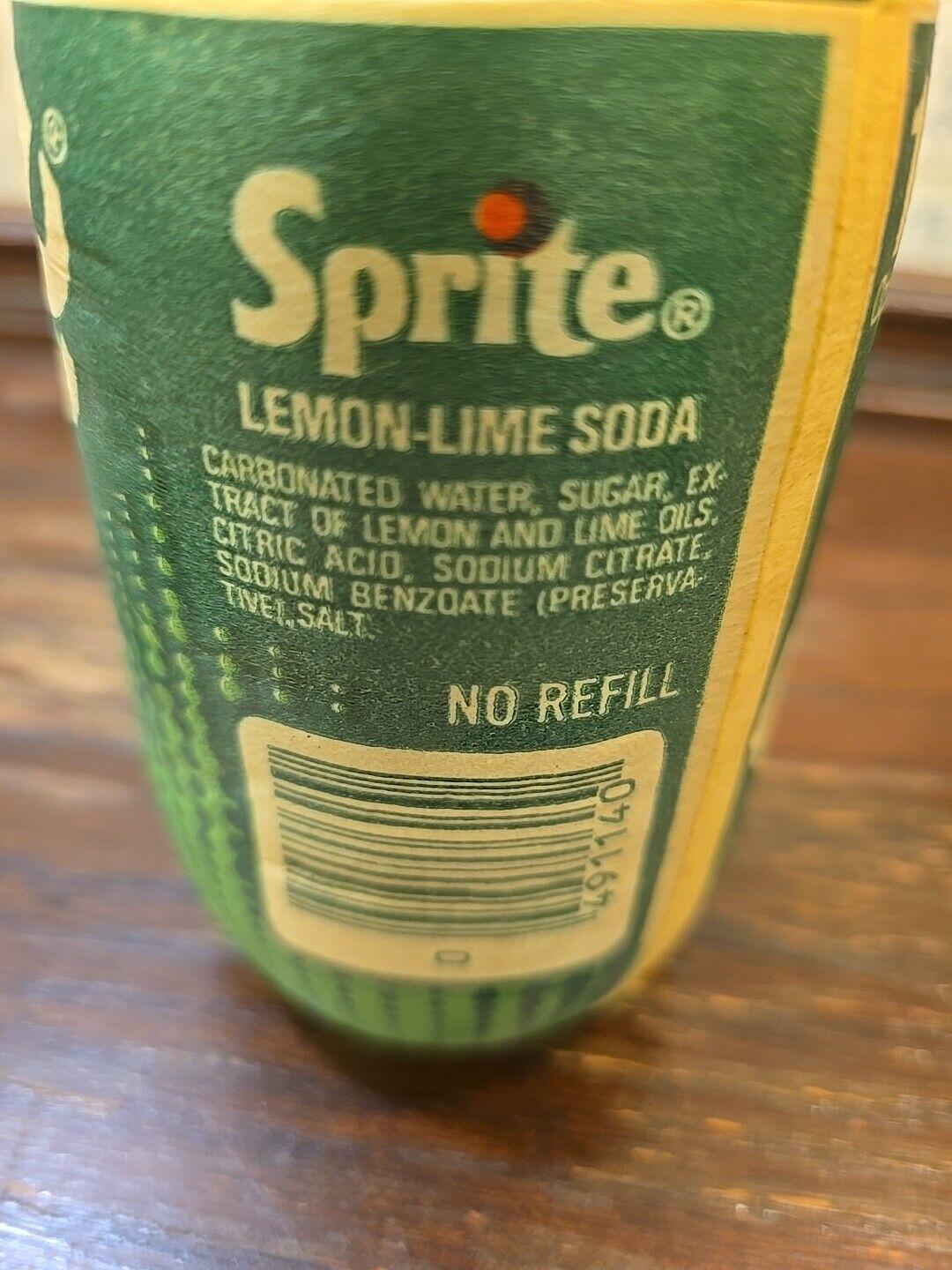 Sprite Vintage Foam Label Sprite Pint 16 Oz Glass Bottle Sealed Full ...