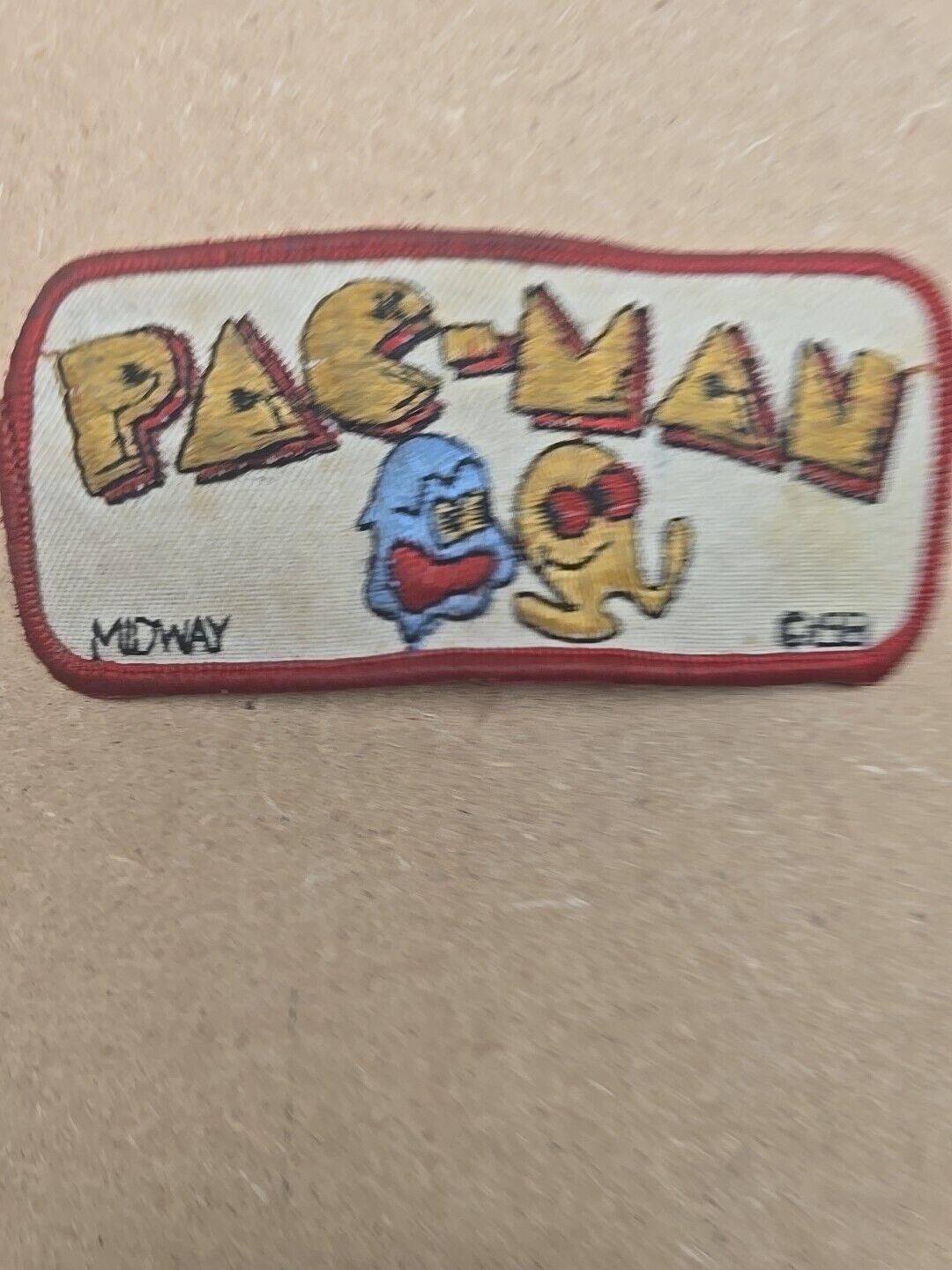 1981 Pac-man Midway Video Game Pacman Vintage Emboidered Patch Retro ...