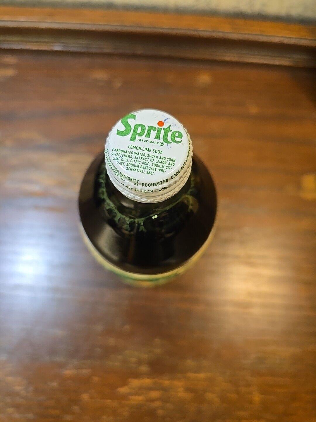 Sprite Vintage Foam Label Sprite Pint 16 Oz Glass Bottle Sealed Full ...