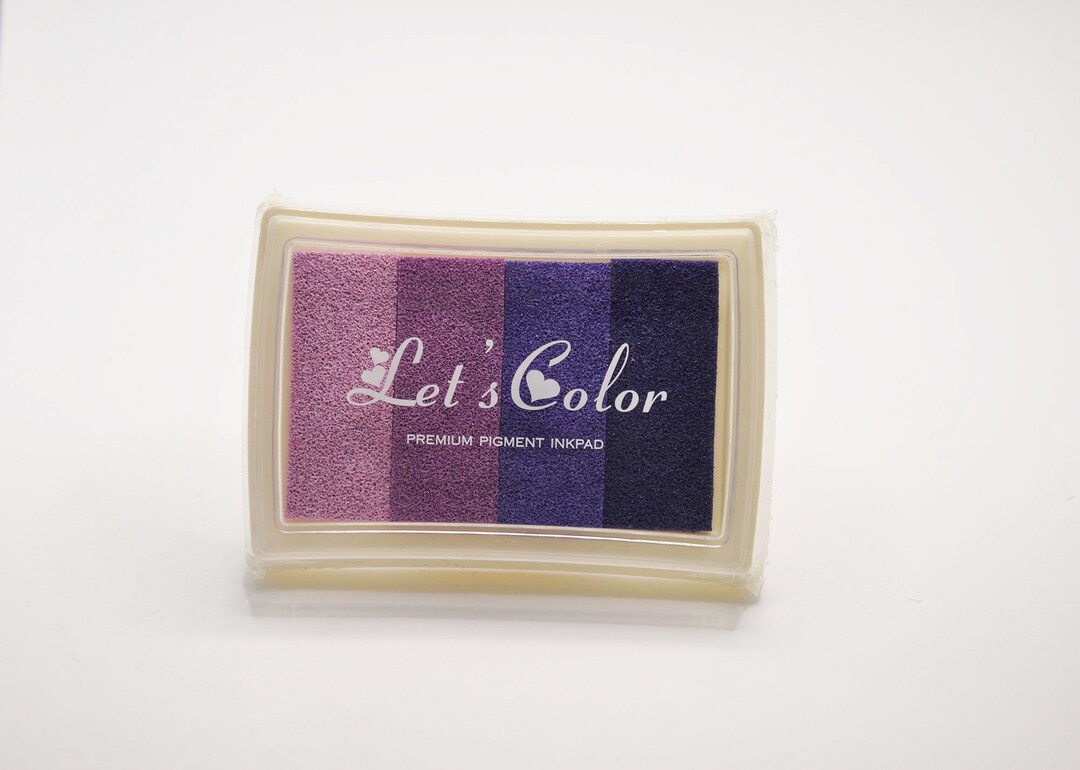 Ink Pad 4 Colors Purple Gradient - Etsy