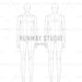 Buy MEN'S 9-HEAD FIGURE Template - Fashion Vector Sketch - Fashion ...