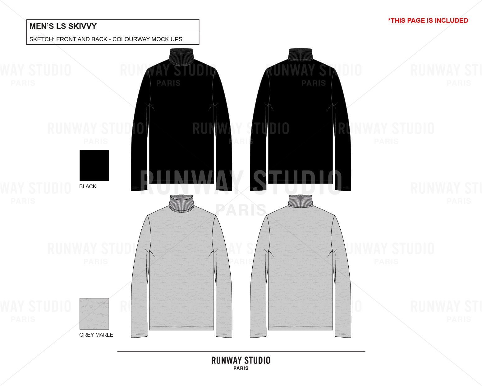 LS SKIVVY Fashion Vector Sketch - Flat Sketch Technical Sketch Fashion ...