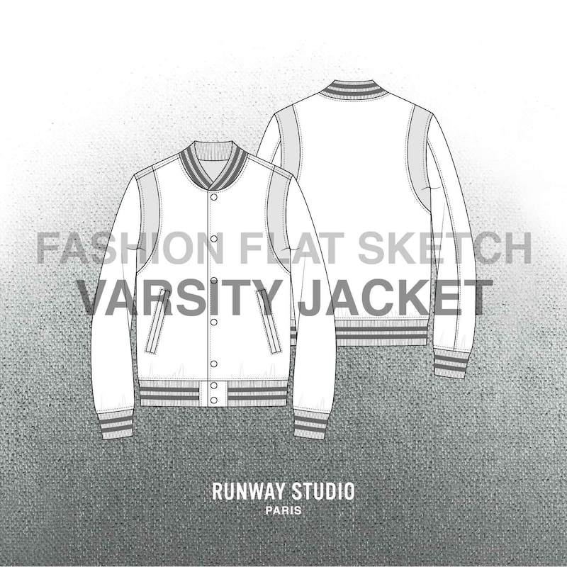 Varsity Jacket Pattern - Etsy