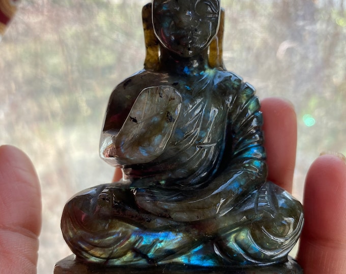 Disco Sitting Buddha Statue | Spiritual Mirror Ball | Funky Maximalist ...