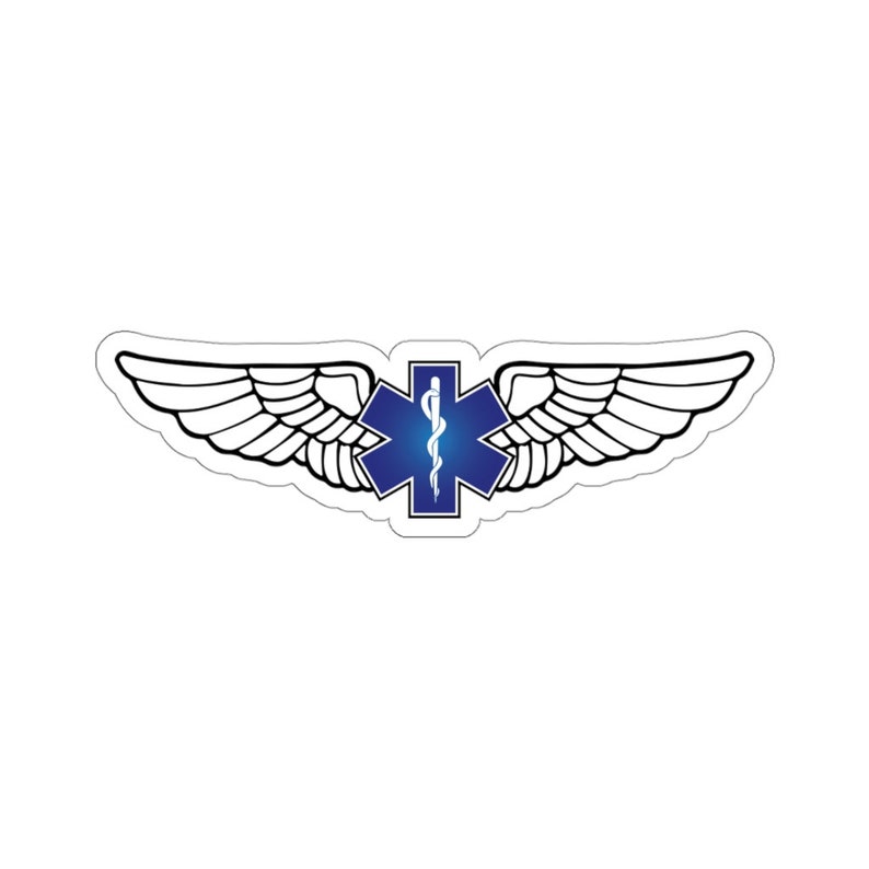 EMS Star of Life Wings Medevac Stickers | Etsy