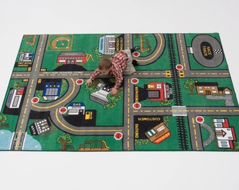 Town Play Rug - Etsy