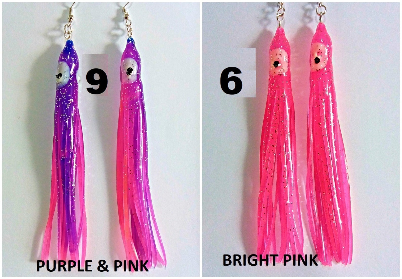 Jelly Squid Novelty Earrings. Fancy Unique Festival Gift - Etsy UK