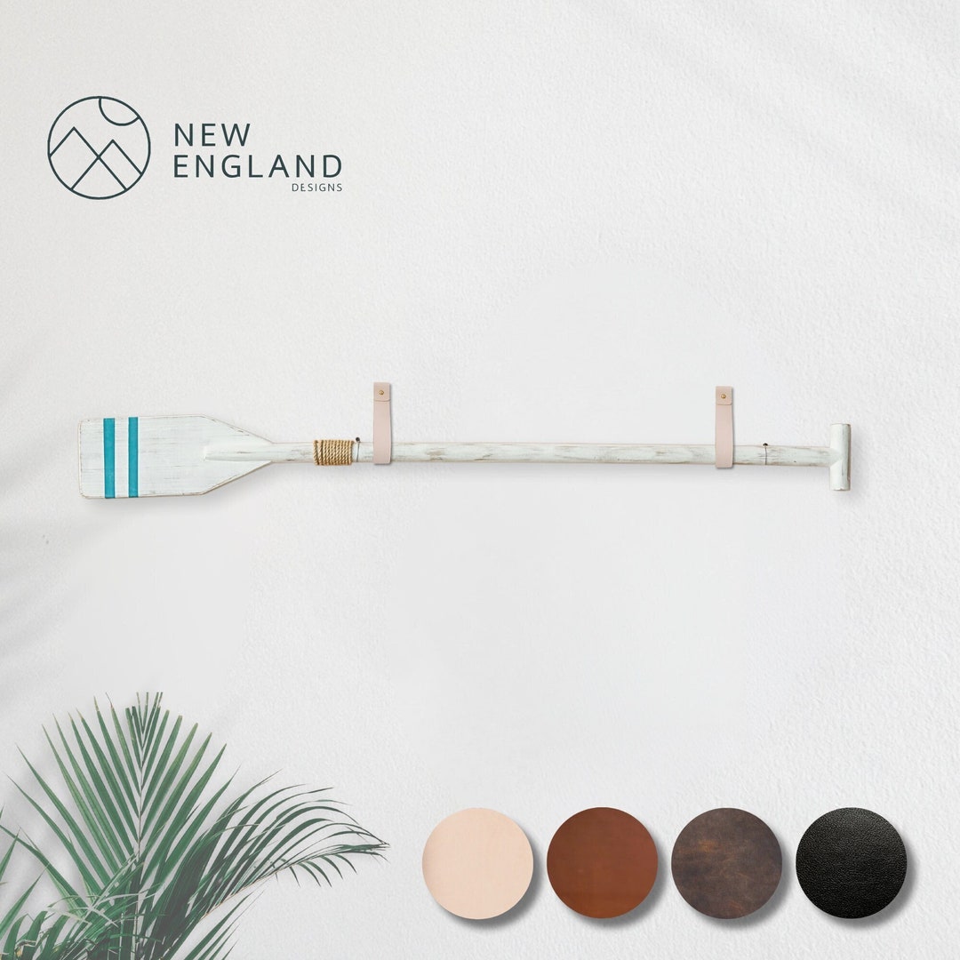 Paddle Holder, Leather Hanging Oars, Oar Holder, Leather Strap Oars ...