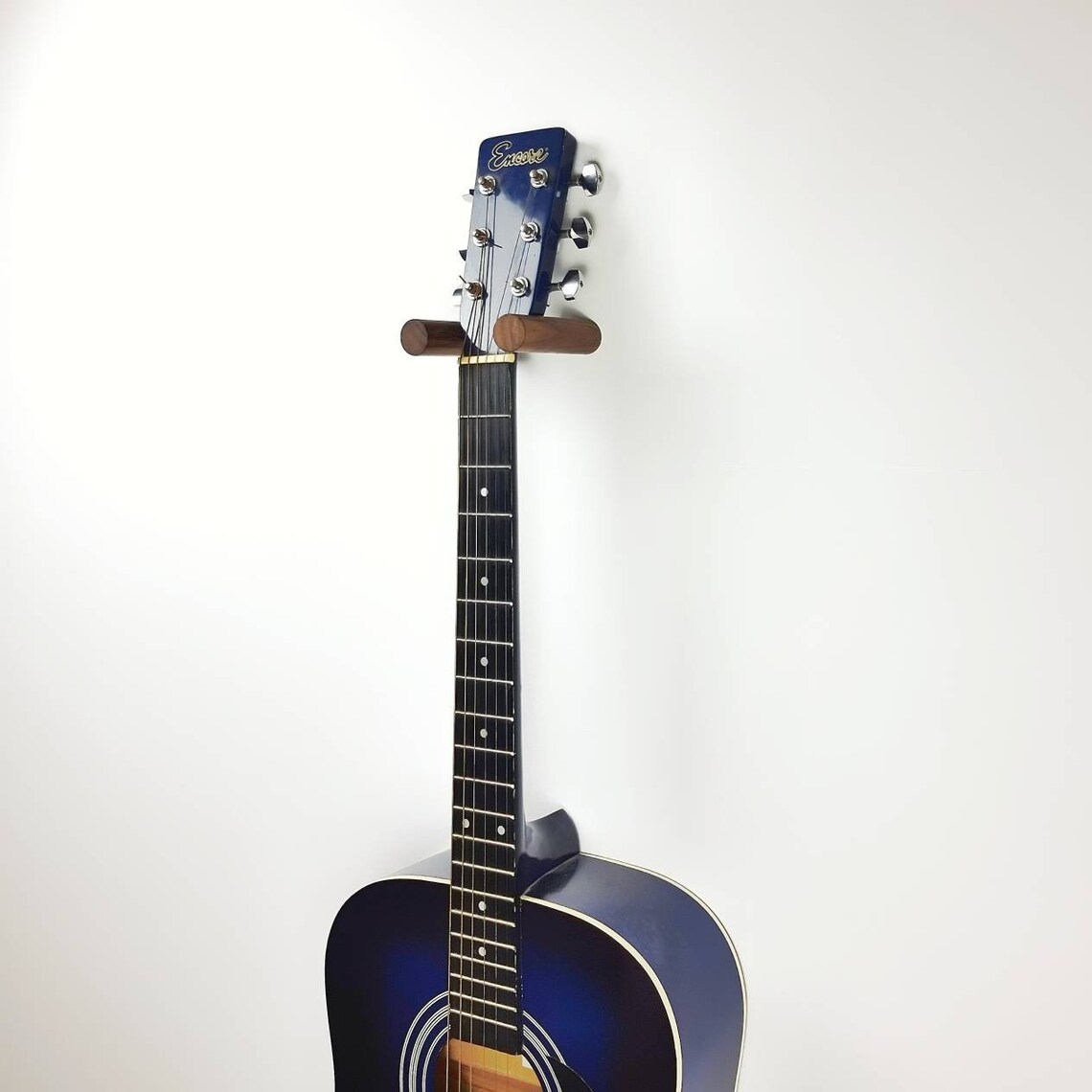 Walnut Floating Guitar Holder Wall Mount / Minimalist Simple Guitar ...