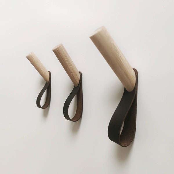 Leather Wall Hook - Etsy