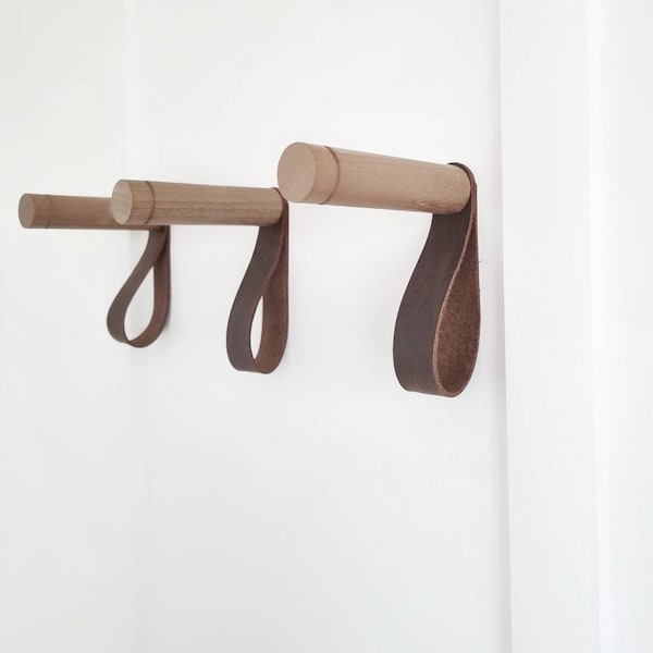 Leather Wall Hook - Etsy