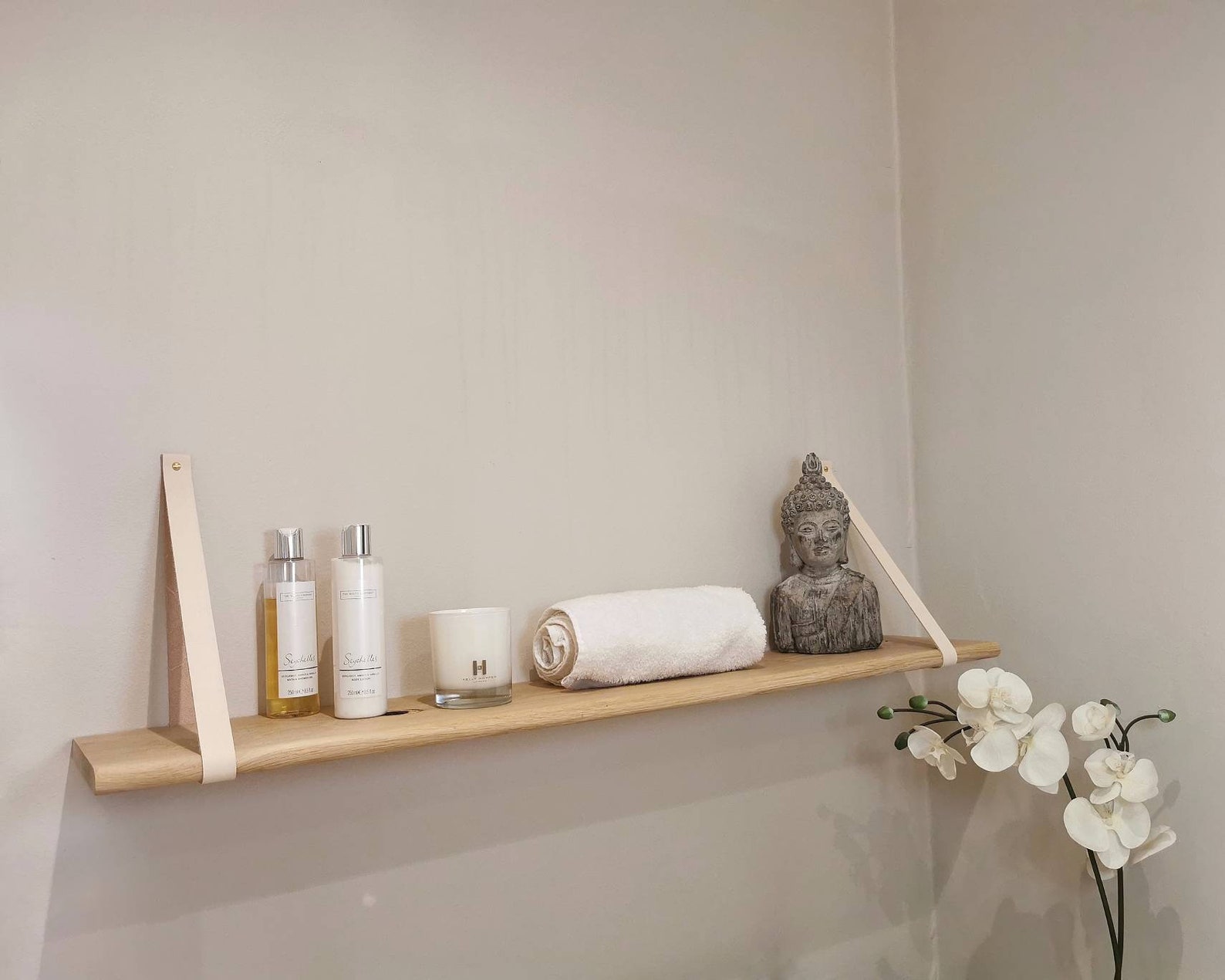 Leather Shelf Straps Floating Shelf Straps Real Leather | Etsy