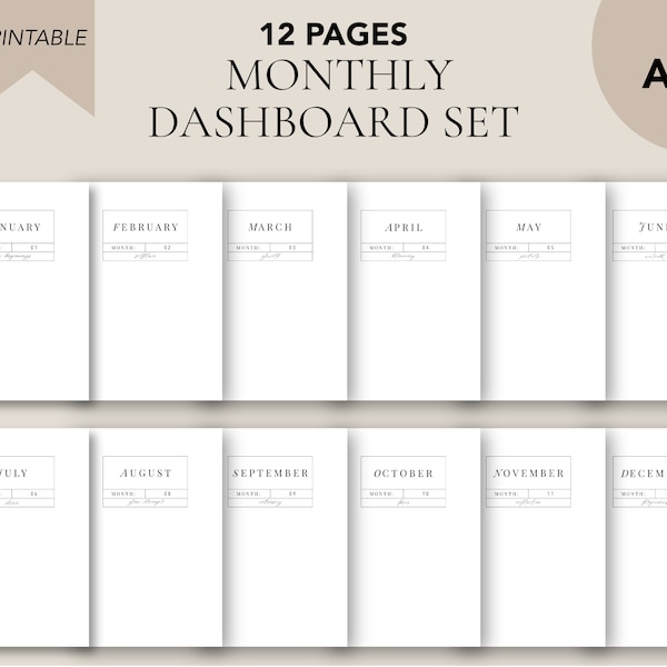 Filofax Dashboard - Etsy
