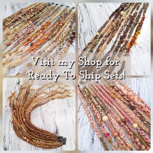 Forest Fae Braids, Clip in Dreads, Fishtail Braids, Synthetic Dreads ...