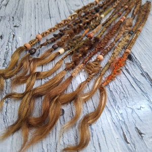Forest Fae Braids, Clip in Dreads, Fishtail Braids, Synthetic Dreads ...