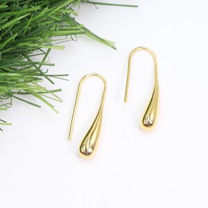 Water Drop Earrings, Tear Drop Silver Earring, Dainty Earrings ...