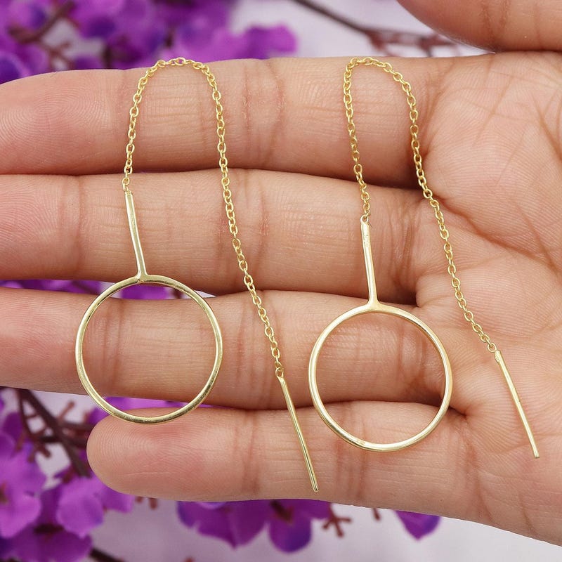 Thread Earrings - Etsy