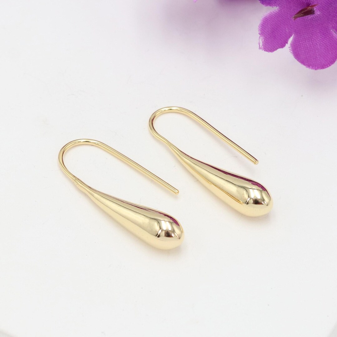 Water Drop Earrings, Tear Drop Silver Earring, Dainty Earrings ...