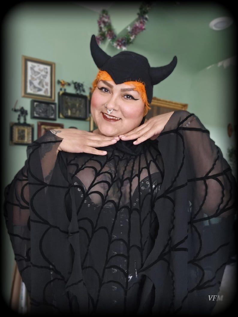 Classic Red Devil Bonnet (MADE TO ORDER. Read Description) - Etsy