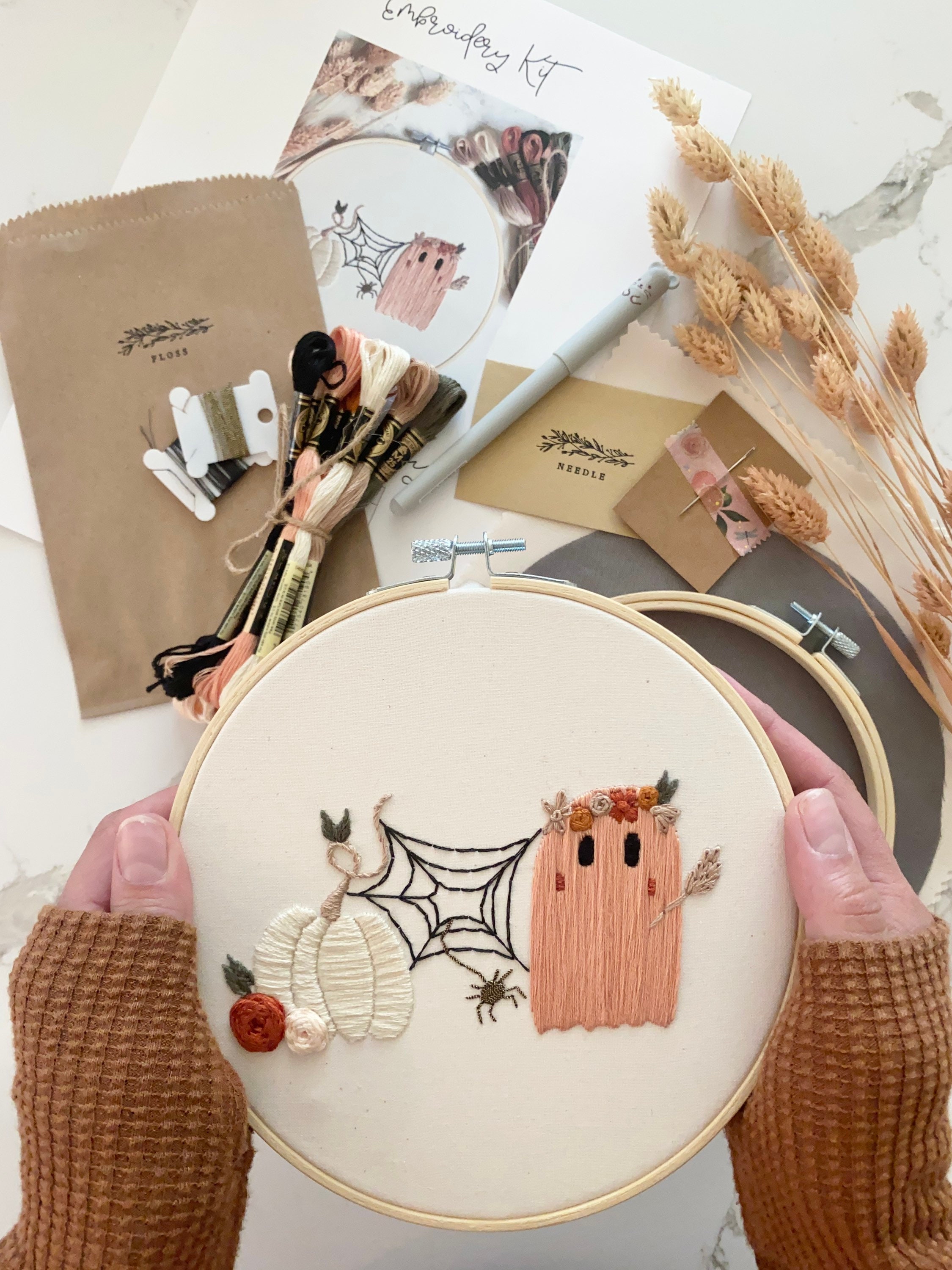 Sweet & Spooky Embroidery Kit - FULL KIT - Etsy